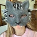Grey Cat Mask - Etsy