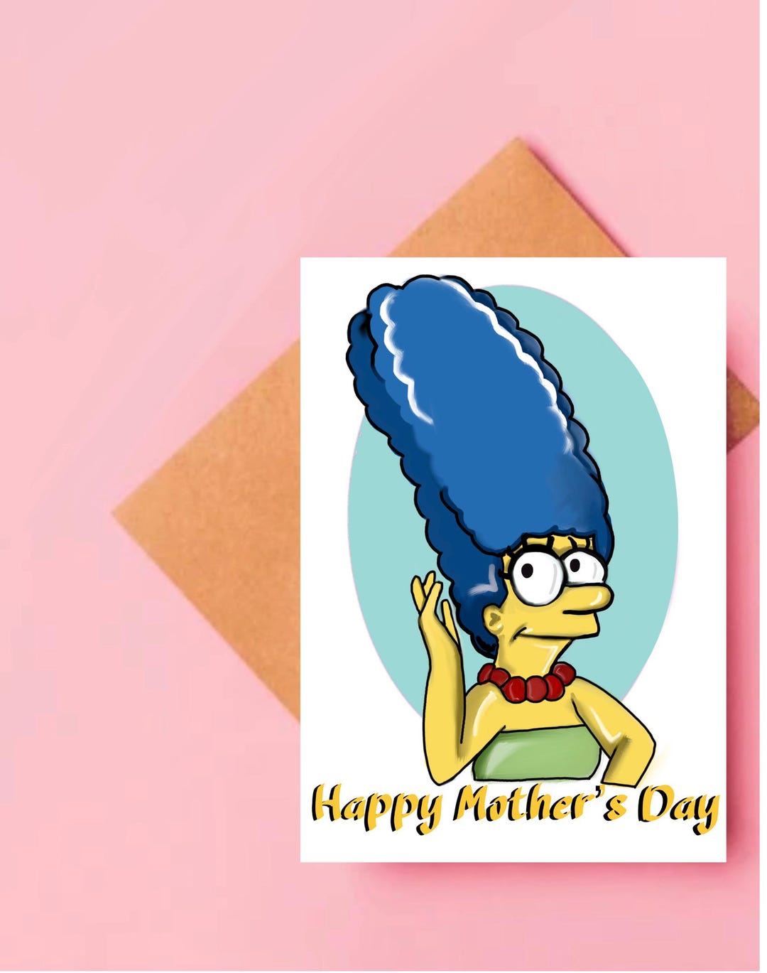 Happy Mothers Day Funny Cartoon Mum Mothers Day Card Etsy 5615