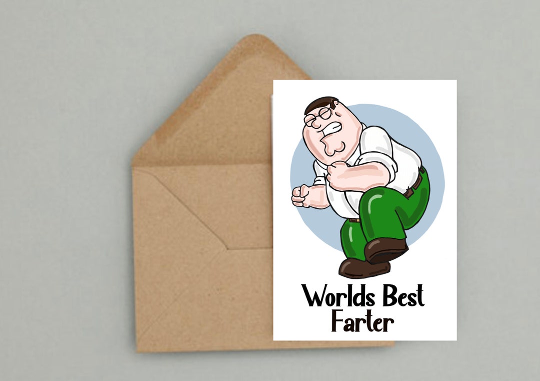 Worlds Best Farter, Funny Father’s Day Card - Etsy