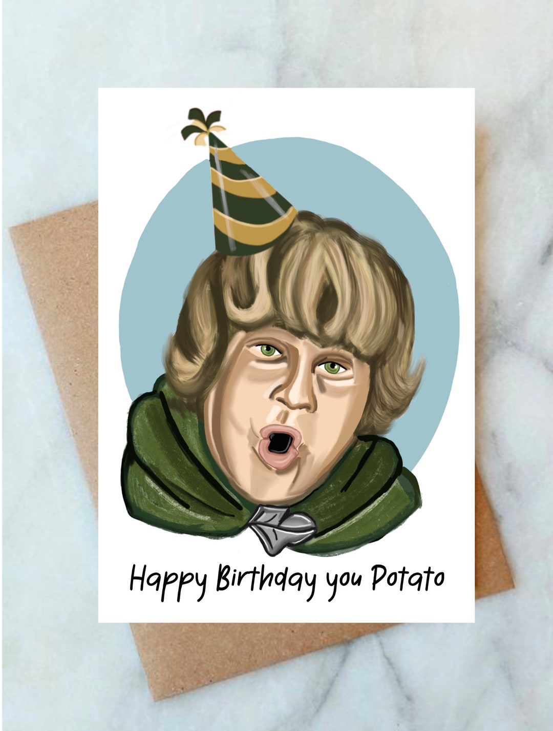 Happy Birthday You Potato, Samwise Gamgee, Lord of the Rings Inspired ...