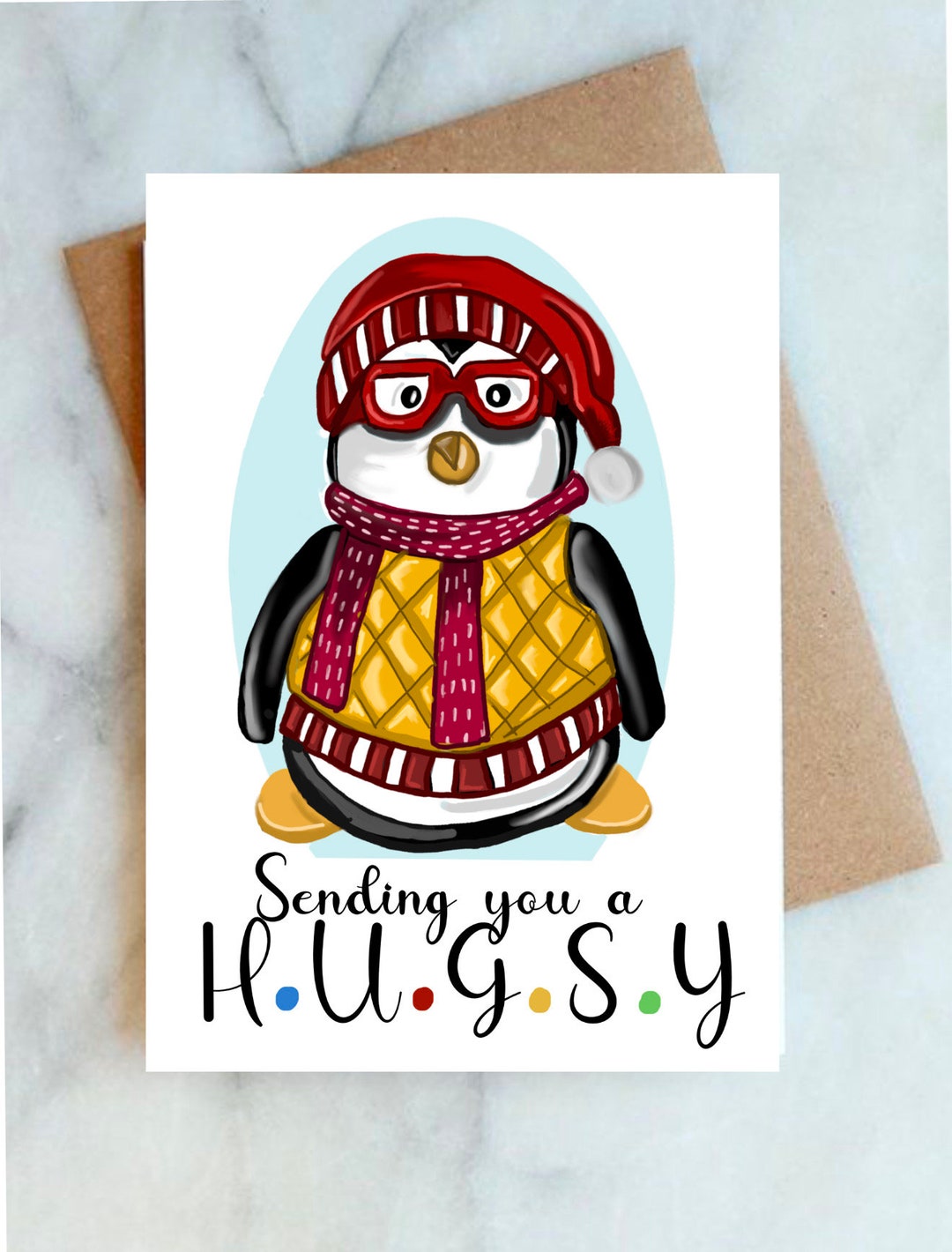 Sending You a Hugsy, Get Well Soon Car Inspired by Friends. - Etsy