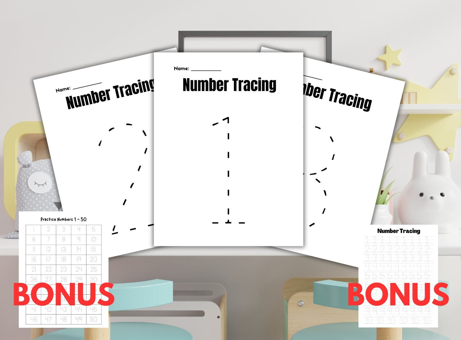Number Tracing Worksheets 1-20 for Kids - Prek Ready Worksheets ...