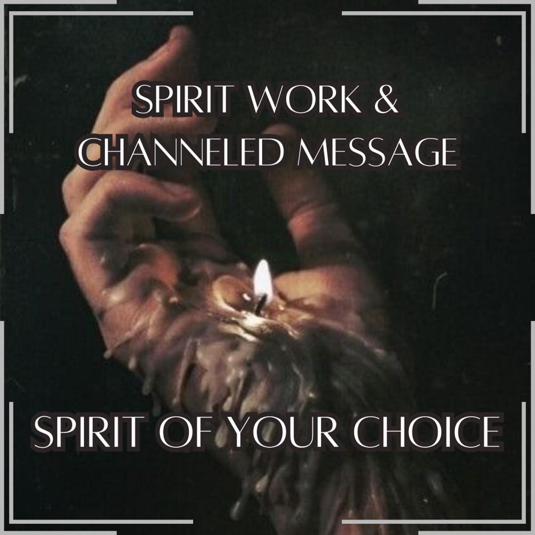 Custom Spirit Conjure Sigil Optional Channeled Letter SKETCH Spirit ...