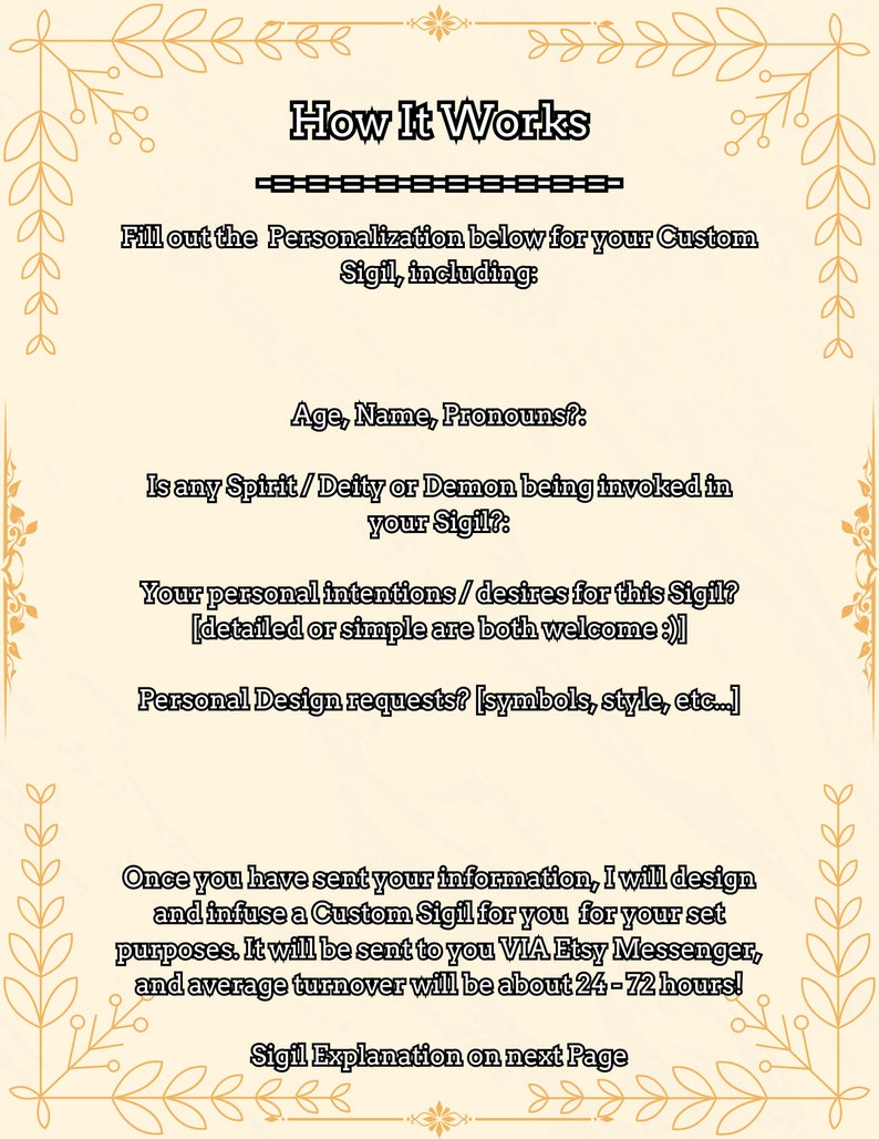 Custom Demonic Sigil Personalized Demonic Symbol for Infernal Energy ...