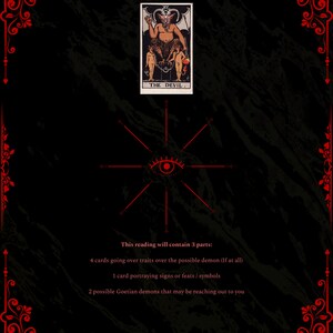 5 Card Reading Goetic Demon Identification Which Demon Wants to Work ...