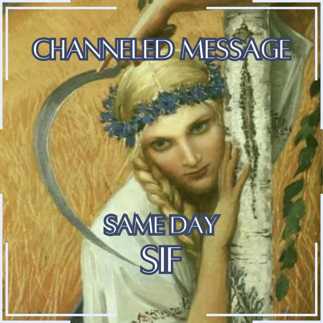 Channeled Message From Sif Direct Letter one Page Norse Deity Reading ...