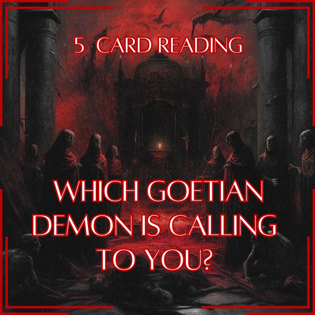 5 Card Reading Goetic Demon Identification Which Demon Wants to Work ...