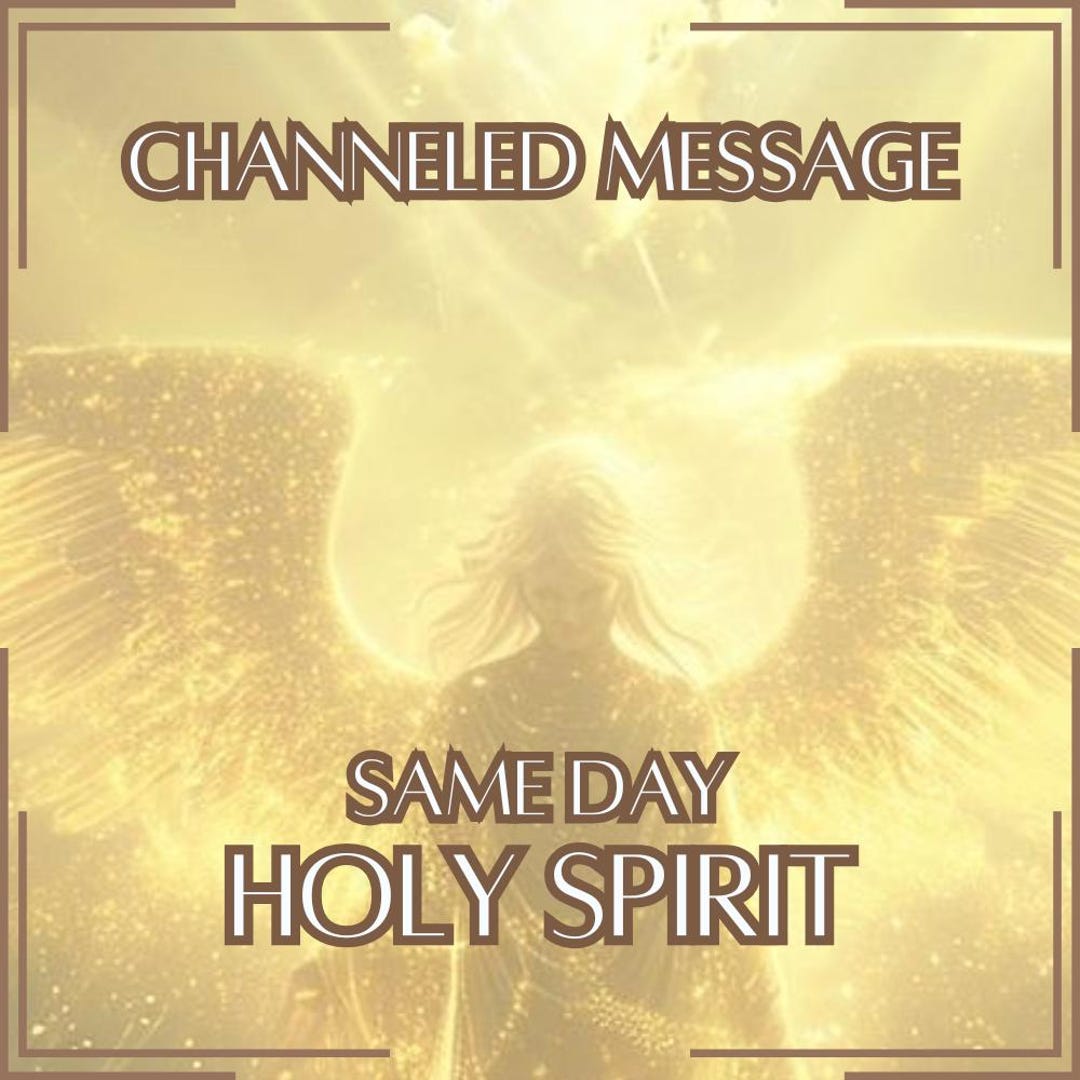 The Holy Spirit Direct Messages / Channeled Letter one Page Christian ...