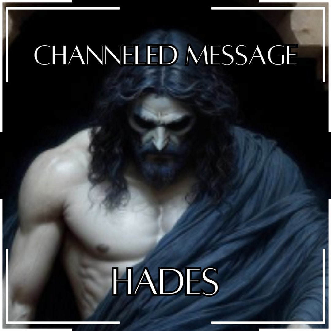 Hades Direct Messages / Channeled Letter one Page Greek Deity Reading ...