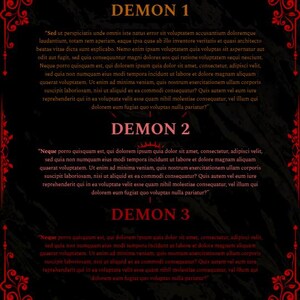 Demon Identification | 1–12 Entities Identified | Infernal Revelation ...