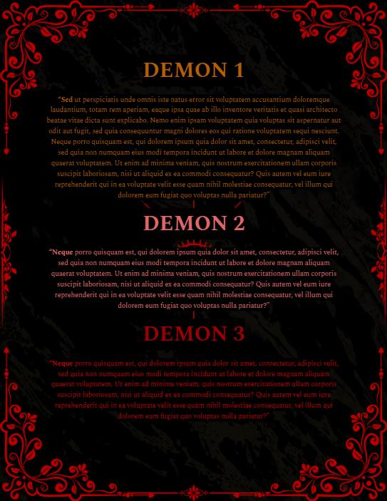 Demon Identification | 1–12 Entities Identified | Infernal Revelation ...
