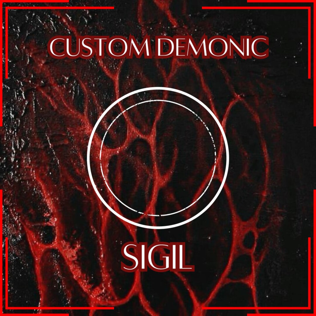 Custom Demonic Sigil Personalized Demonic Symbol for Infernal Energy ...