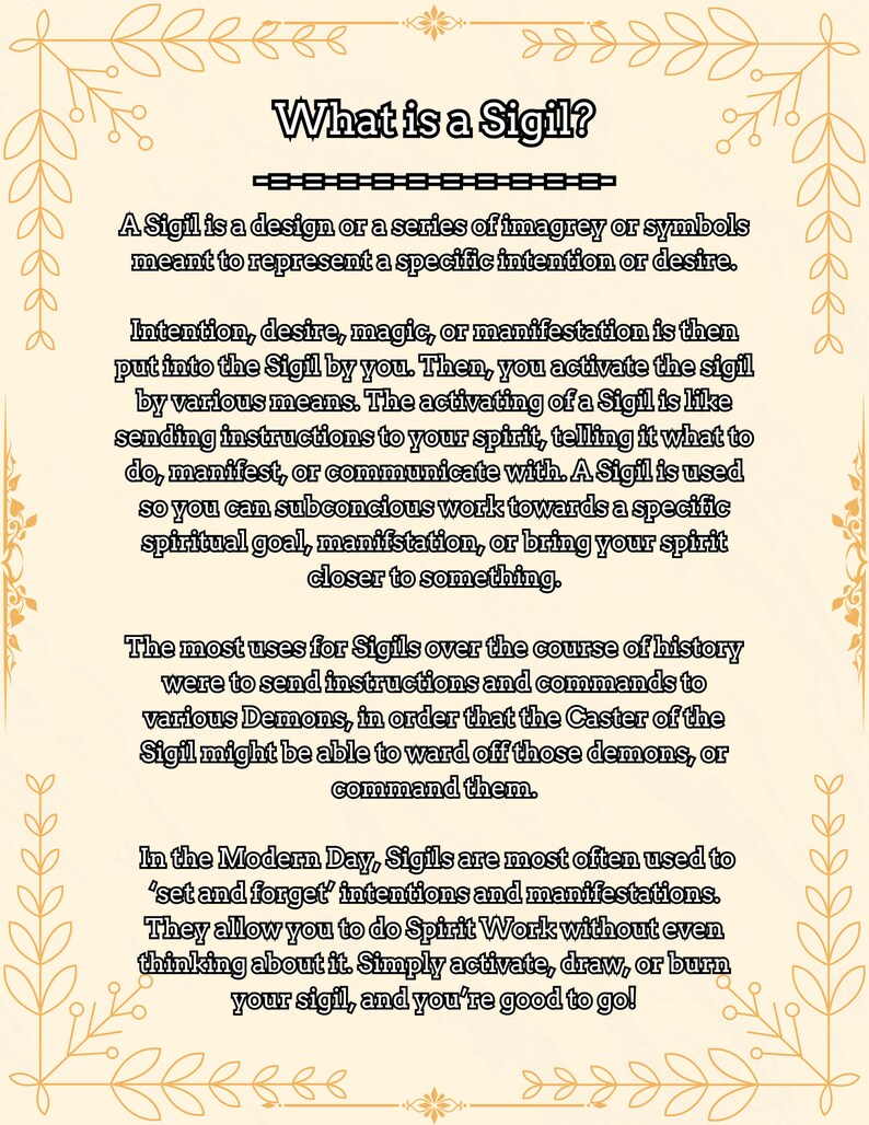 Custom Demonic Sigil Personalized Demonic Symbol for Infernal Energy ...