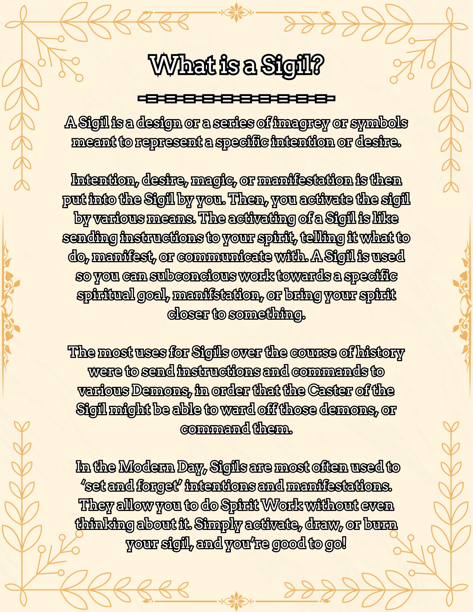 Custom Demonic Sigil Personalized Demonic Symbol for Infernal Energy ...