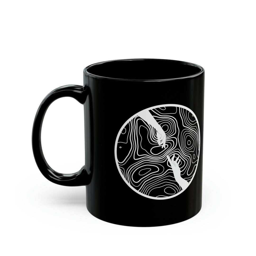 Soul Mates white Version Black Mug 11oz Cosmic Love Romantic Goth - Etsy