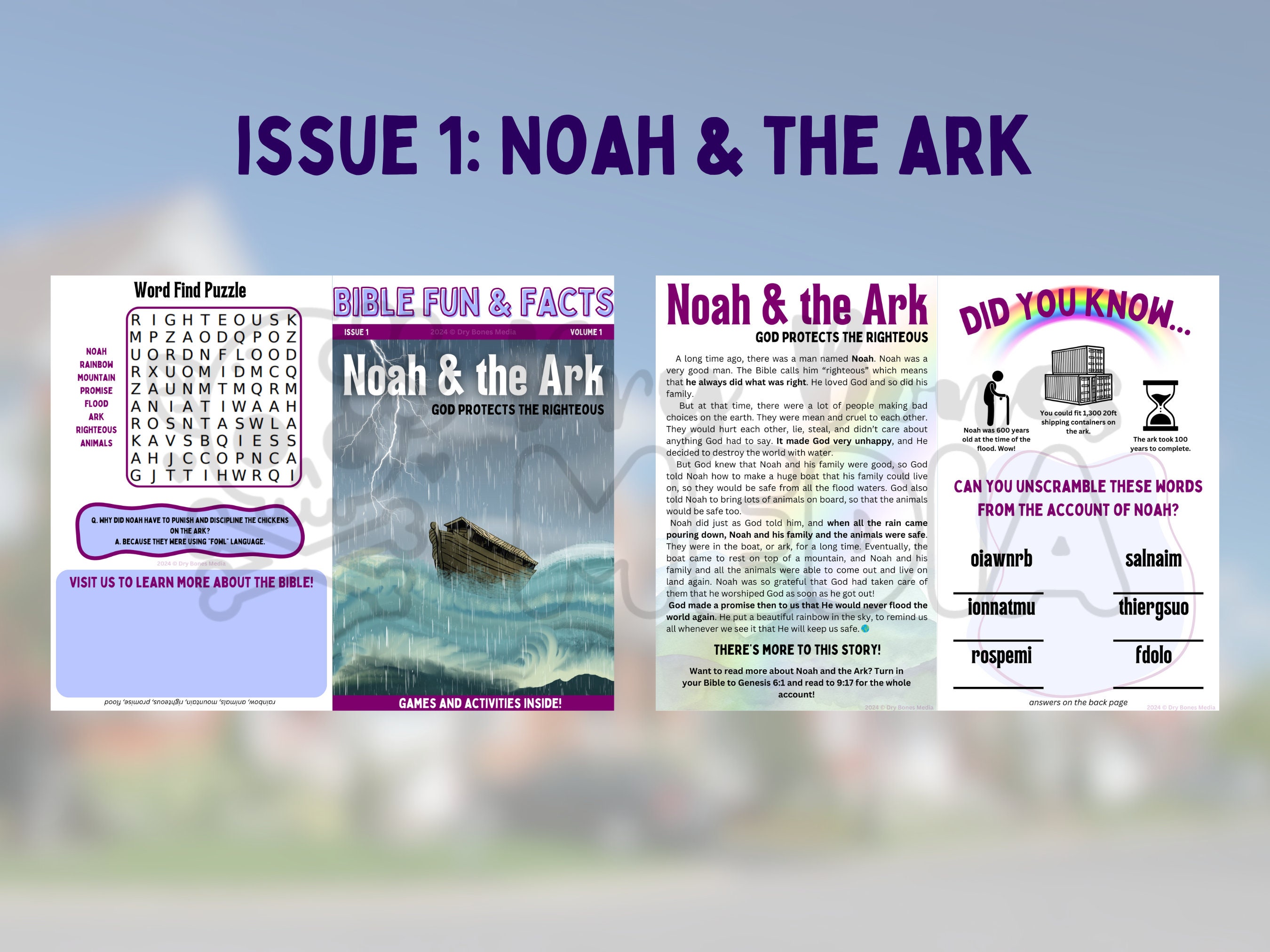 Children's Bulletins Christian Evangelism Handouts - Etsy