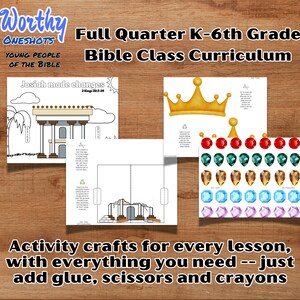 Young People of the Bible -- Adaptable Bible Class Curriculum - Etsy