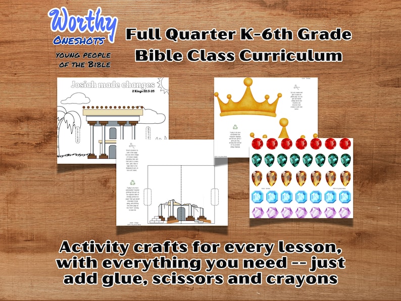 Young People of the Bible -- Adaptable Bible Class Curriculum - Etsy