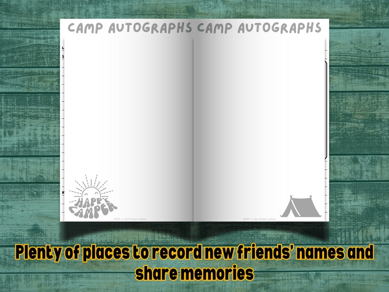 Bible Camp Memory Book & Scavenger Hunt Game - Etsy