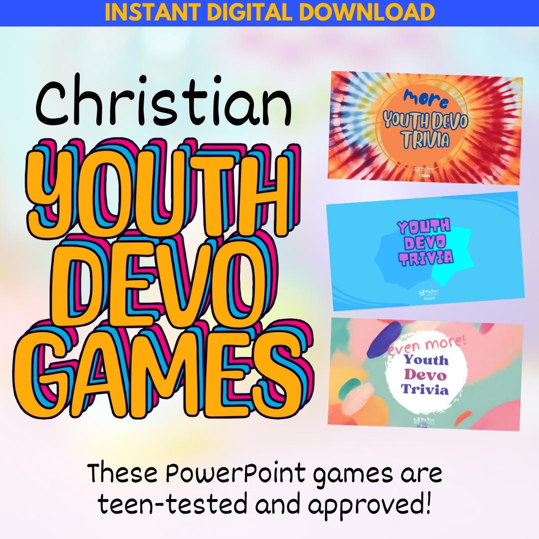 Youth Devo Games -- Teen Bible Trivia Powerpoint Activity - Etsy