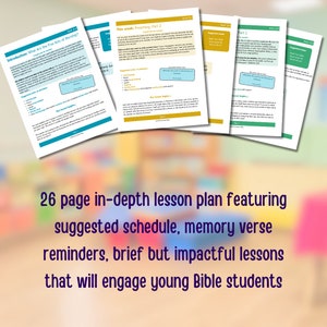 5 Acts of Worship -- Toddler - Prek Bible Class Curriculum - Etsy