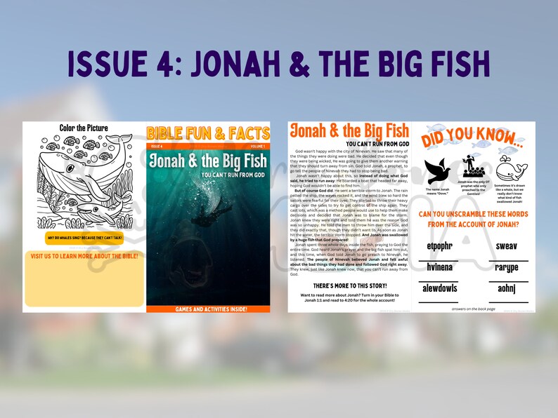 Children's Bulletins Christian Evangelism Handouts - Etsy