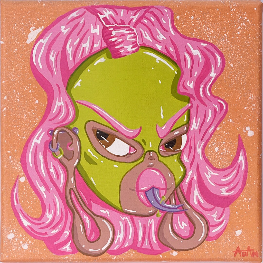 Lucha Libre Original Painting - Etsy