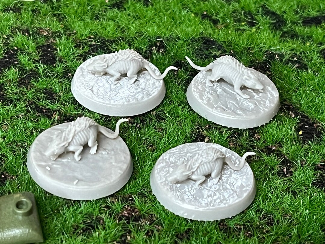 Radioactive Rats Set of 5 vermilion - Etsy