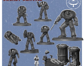 The Big Guy Secret Service sculpted by Vermillion Miniatures - Etsy