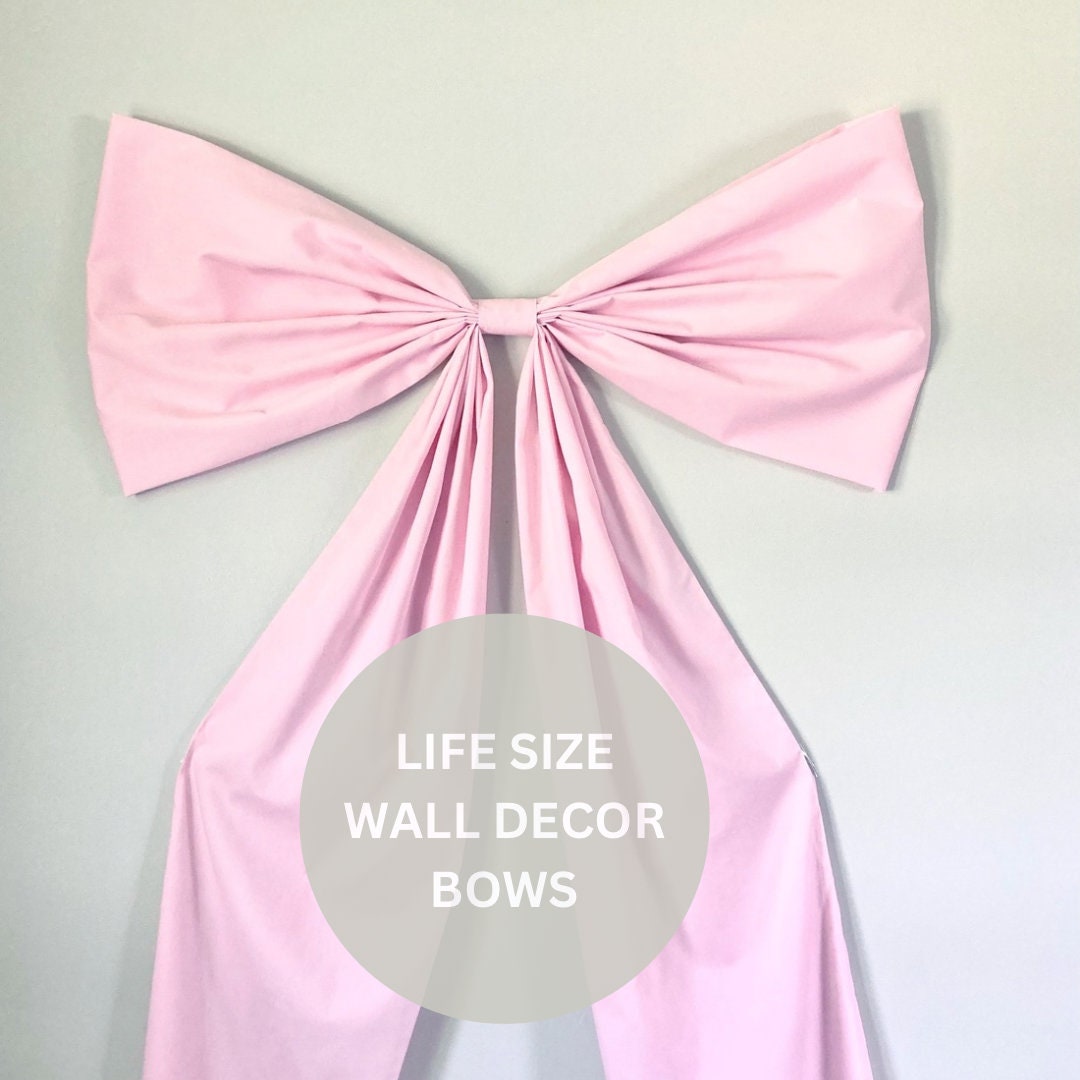 Giant Bow for Baby Shower Party Decor Pink Bow Decoration Shower ...