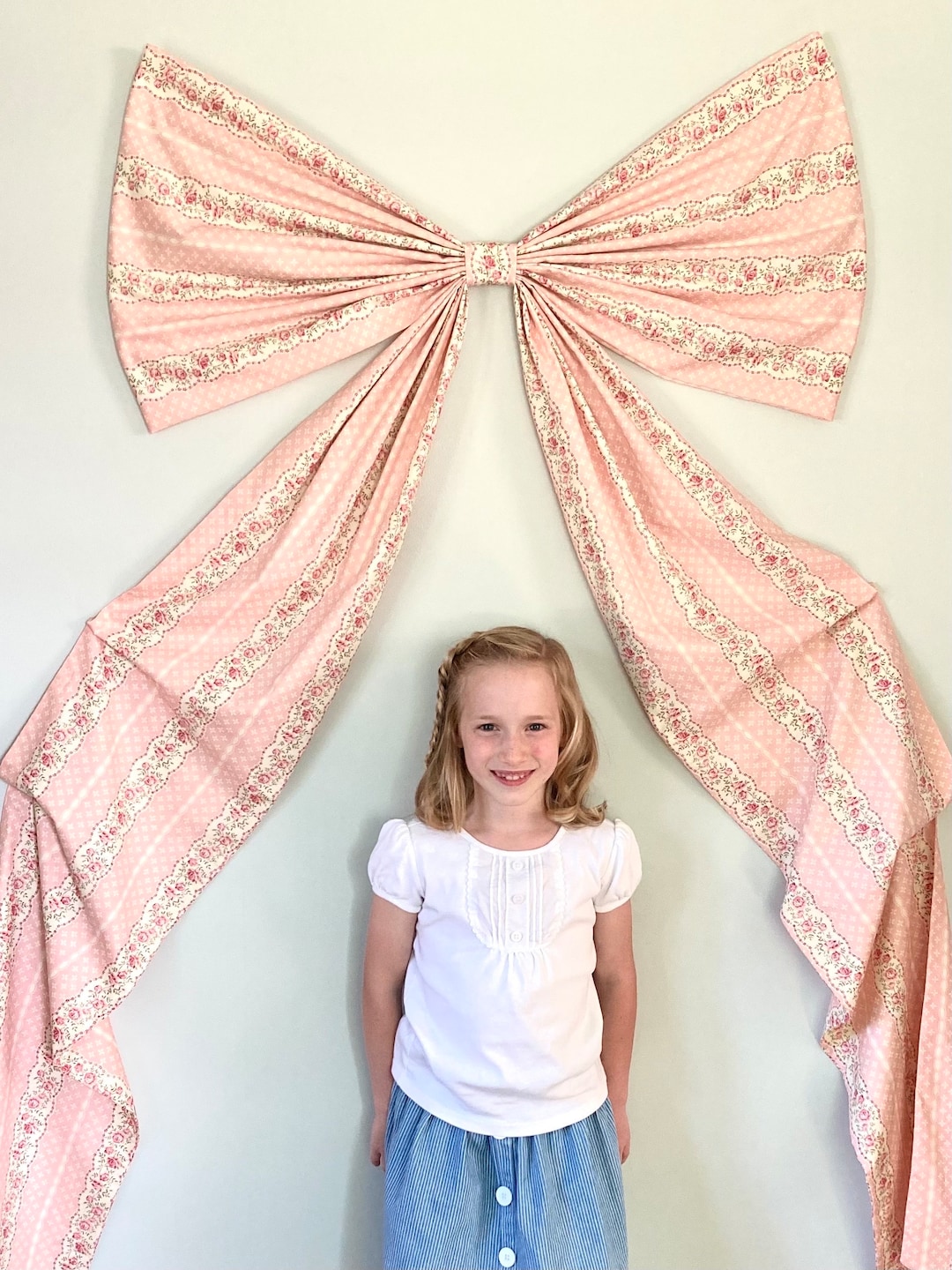 Big Wall Bow Pink Coquette Decoration for Party Bow Themed Decor Pink ...