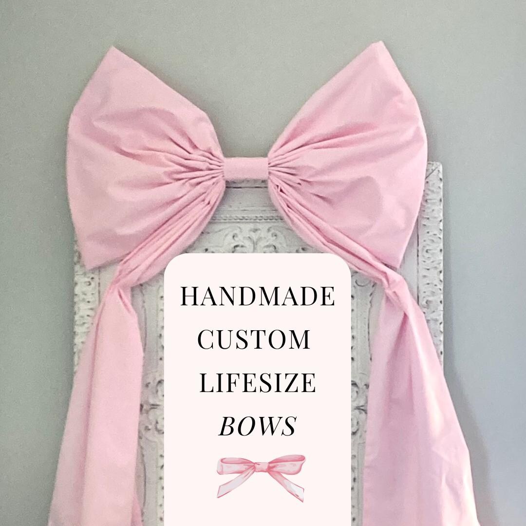 Coquette Room Decor Walls Preppy Room Decor Girl Pink Wall Art Bow ...