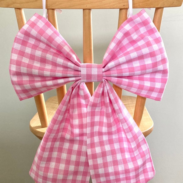 Giant Coquette Pink Bow Baby Shower Bow Theme Decor for Event Bridal ...