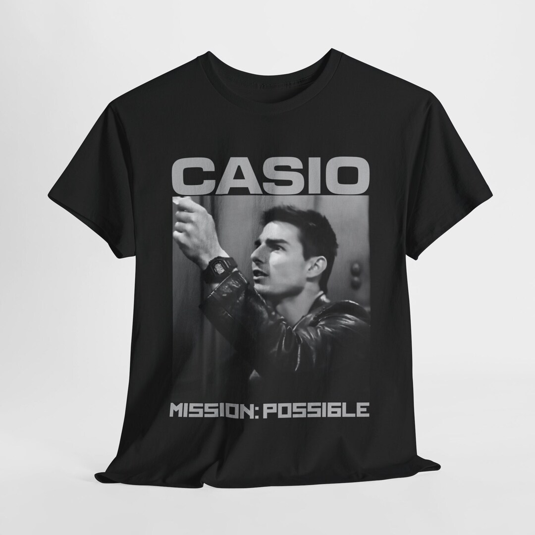 Casio Shirt Tom Cruise Retro Vintage Watch, the Mission Impossible ...