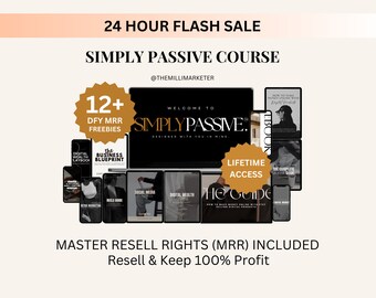 Simply Passive Digital Marketing Course Faceless Marketing Master ...