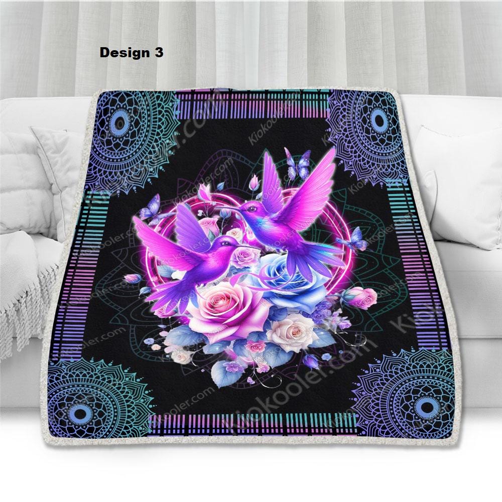 Hummingbird - Angel Among Us Throws Blanket Comfort Warmth Soft Cozy ...
