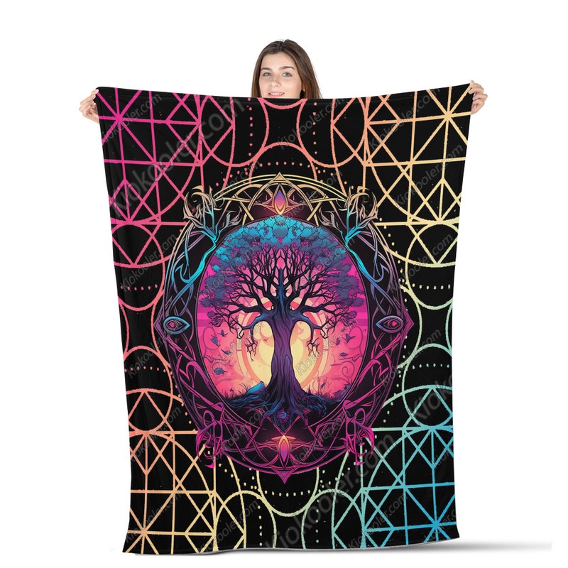 Triple Moon Blanket - Etsy