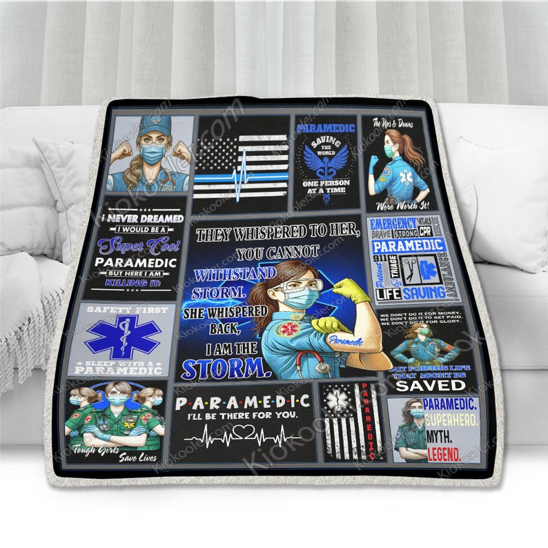 I Am the Storm Paramedic Sofa Throws Blanket Comfort Warmth Soft Cozy ...