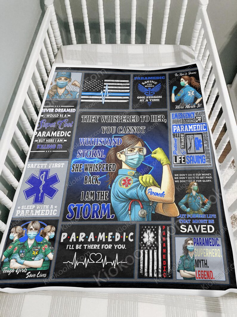 I Am the Storm Paramedic Sofa Throws Blanket Comfort Warmth Soft Cozy ...