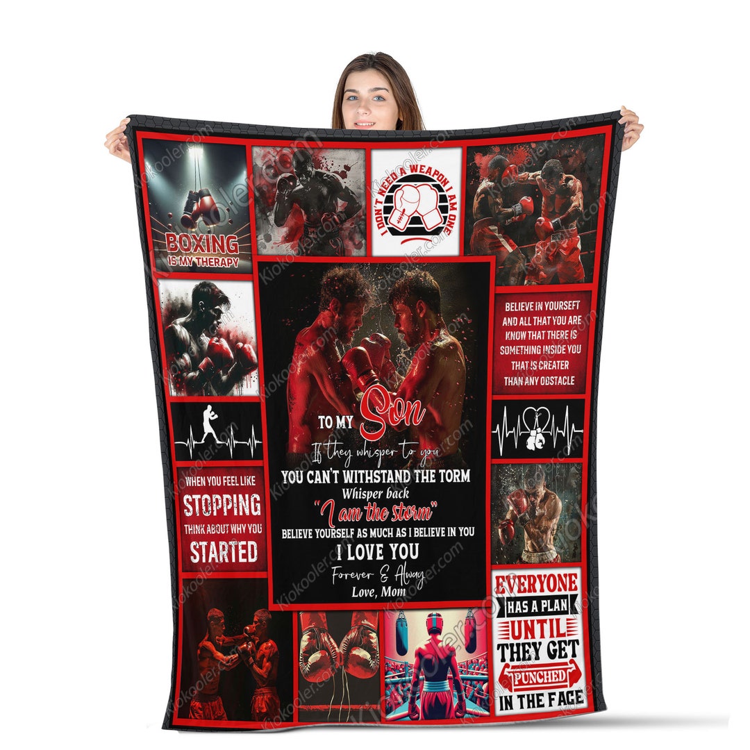 Boxing Blanket, Boxing Lover Gifts, Boxing for Home Decor and Gift ...