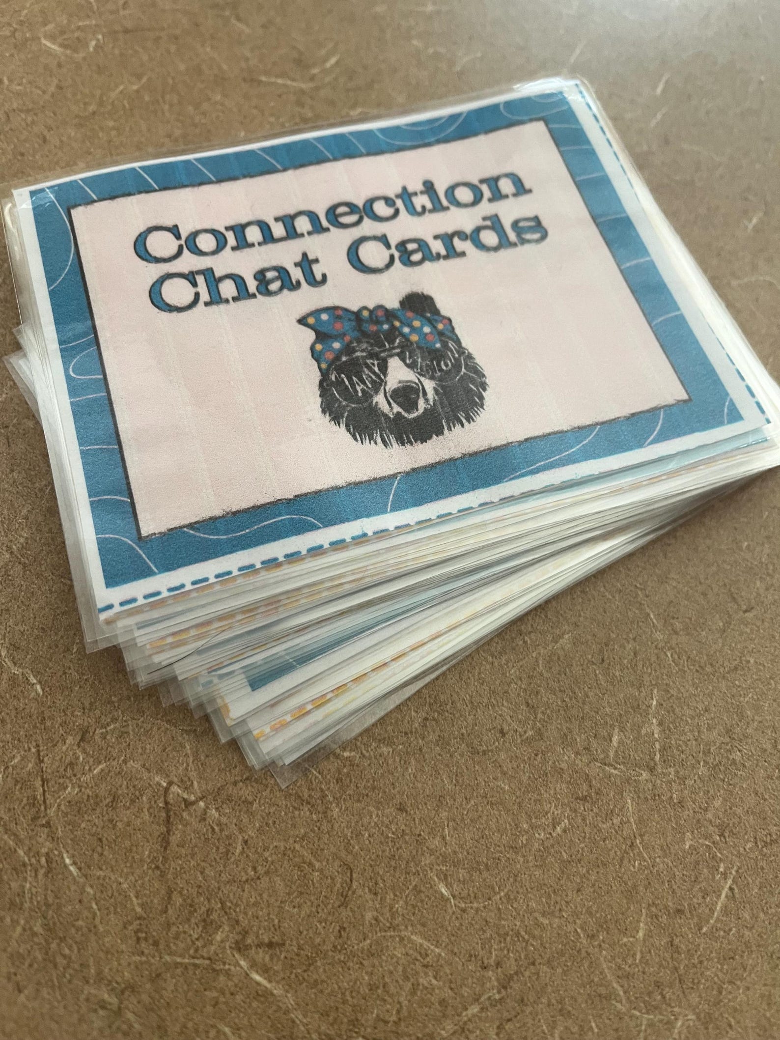 Printable Connection Chat Card Game for Kids of ALL Ages, Conversation ...