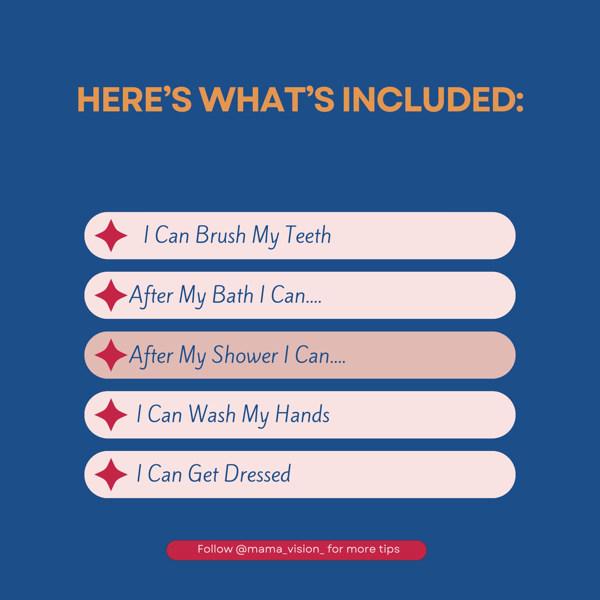 Printable "i Can" Bundle~ Visual Checklists to Promote Independence for ...