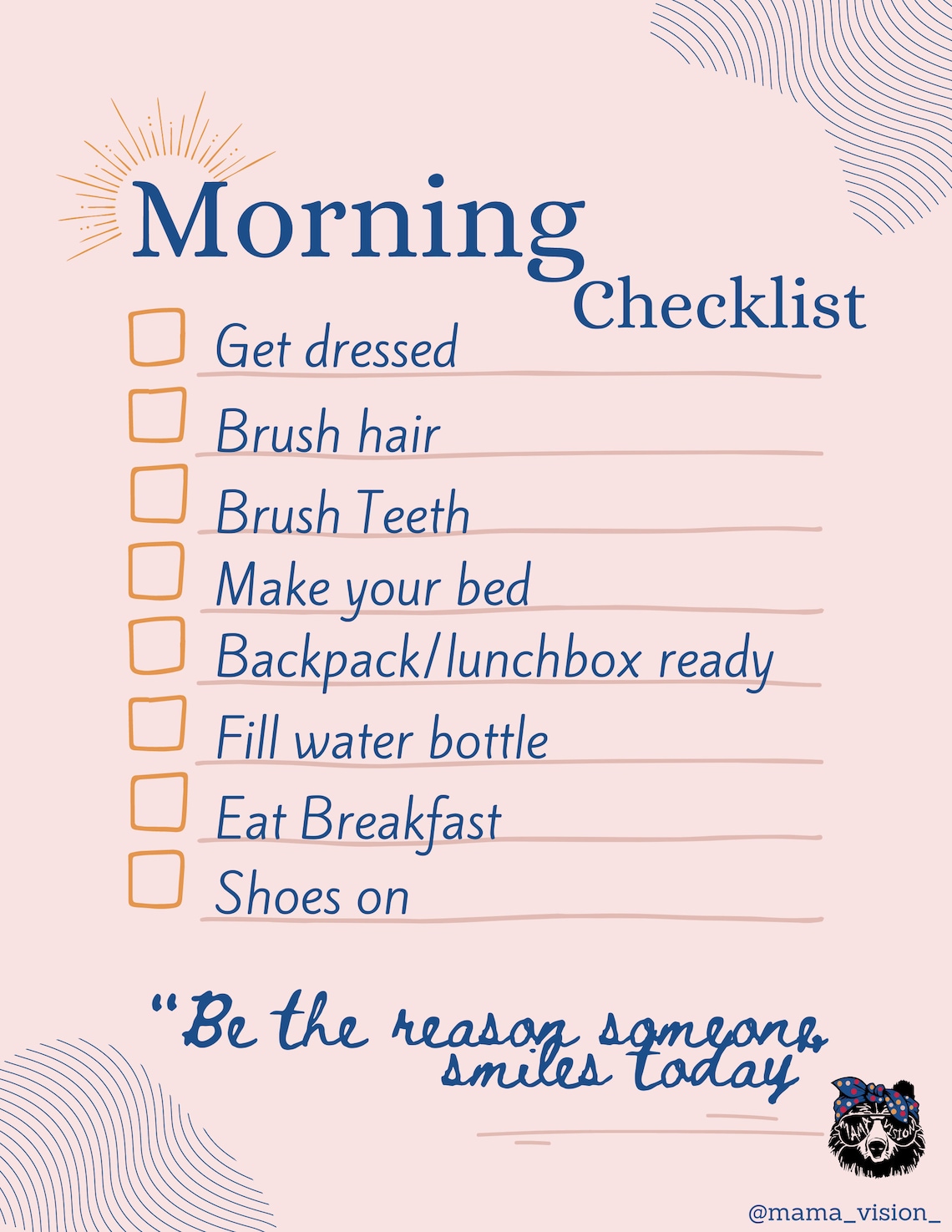 Printable Daily Routine Checklist Bundle for Kids Ages 2-18 Morning ...
