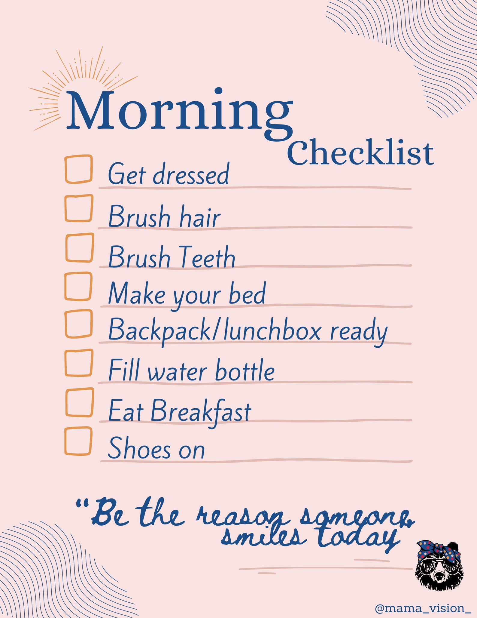 Printable Daily Routine Checklist Bundle for Kids Ages 2-18 Morning ...