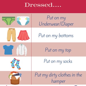 Printable "i Can" Bundle~ Visual Checklists to Promote Independence for ...
