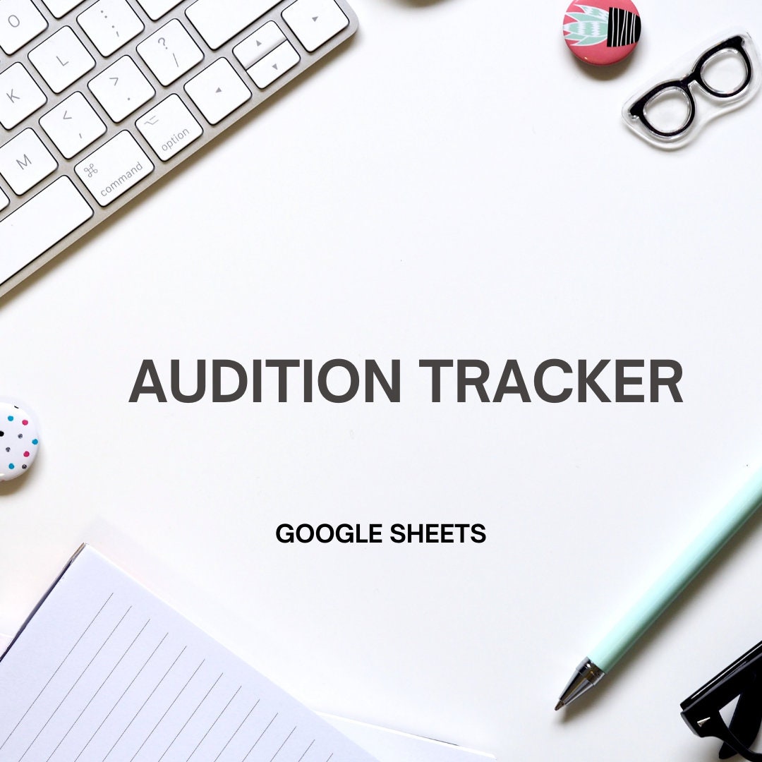 Audition Tracker (google Sheet for Actors) - Etsy