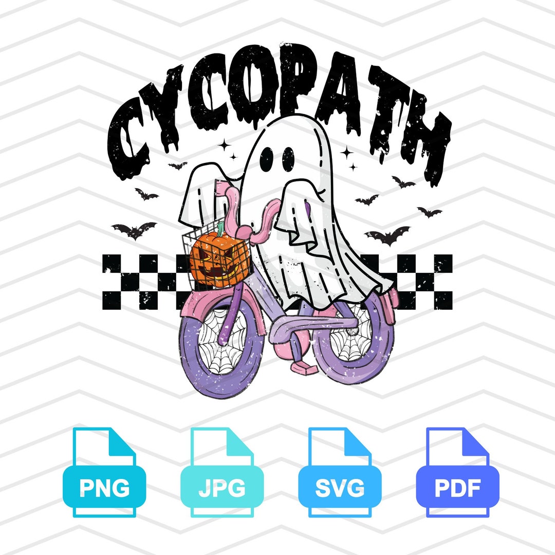 Cycopath Design Digital Download Halloween Design SVG PNG PDF Digital ...