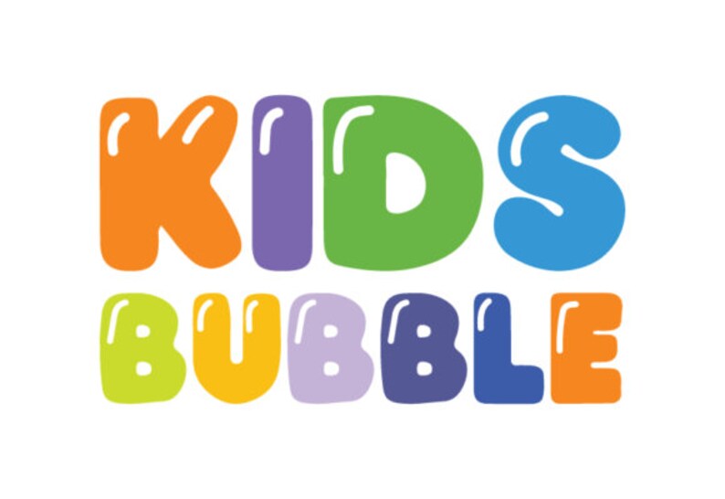 Kids Bubble Font Bubble Inspired Font Kids Bubble Text Bubble Inspired ...