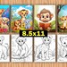 230 Wild Animal Coloring Pages for Kids - Etsy