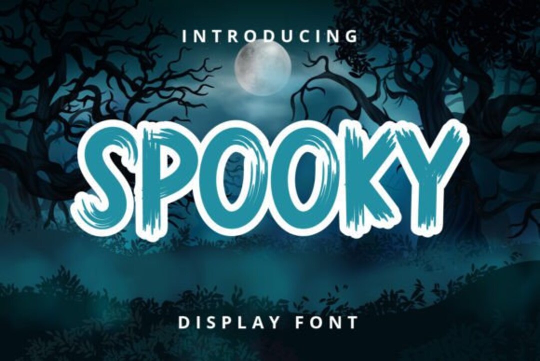 Spooky Fonte Halloween Font Halloween Text Spooky Text Font Download ...
